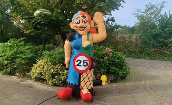 Make a 50th Birthday Unforgettable with a Giant Inflatable Sarah Pop ...